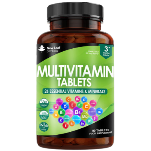 New Leaf Multivitamin Tablets 90 Tablets – Wellnesstree