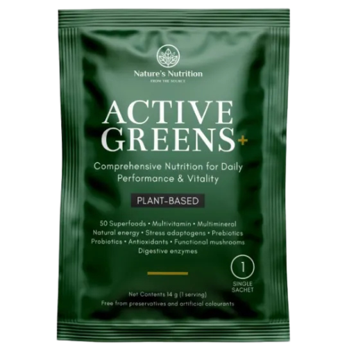 Nature's Nutrition Active Greens 14g Sachet – Wellnesstree